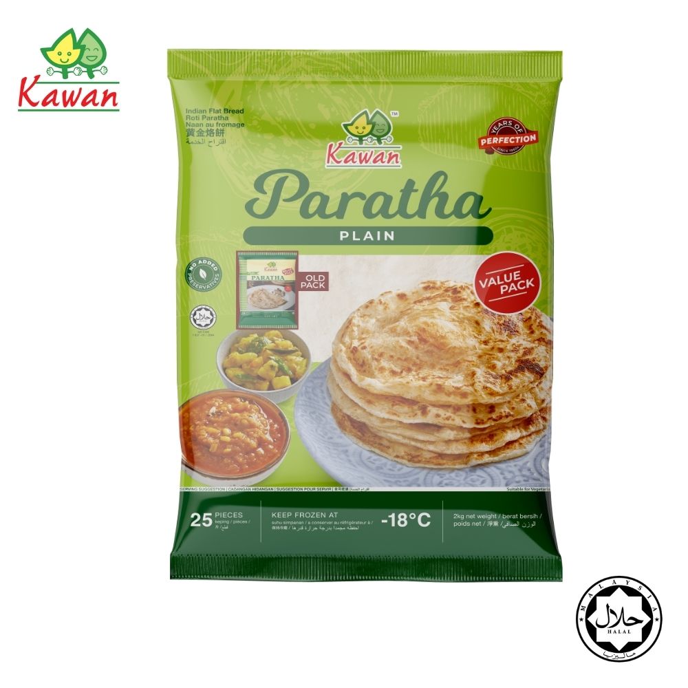 [Staff] Plain Paratha Value Pack (25 pcs - 2kg) – Kawan Food