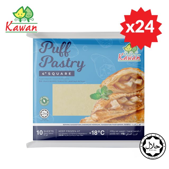 Puff Pastry Square 4" | Kawan Food Malaysia – Carton 10 pcs x 24