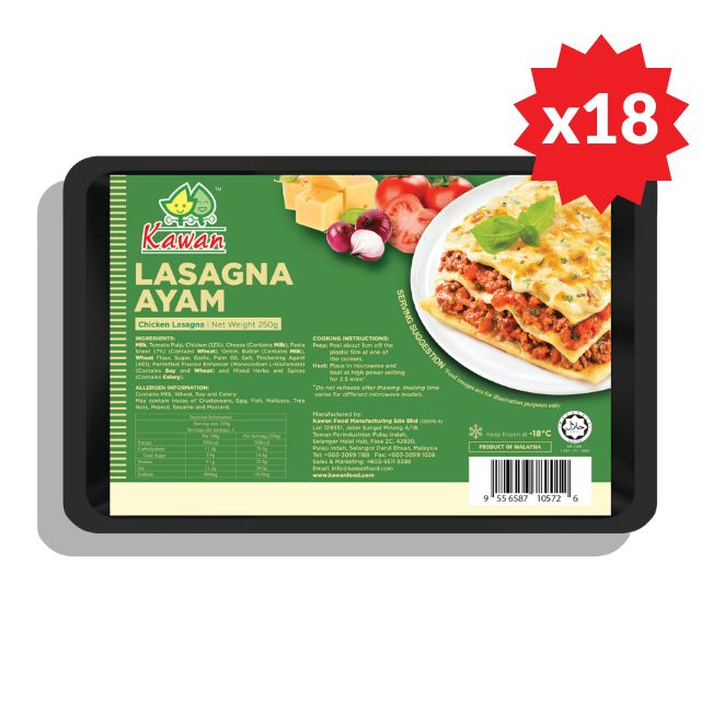 [WHOLESALE] KAWAN Chicken Lasagna [ 250g x 18pkts ] - Kawan Food Online ...