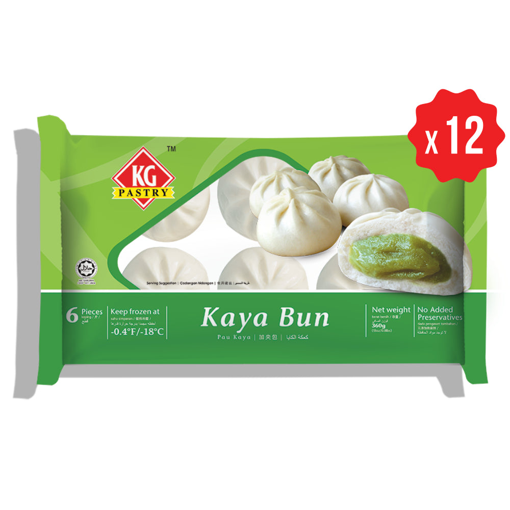 [Wholesale] Kaya Bun (Pau) (6 pieces x 12 packets) – Kawan Food