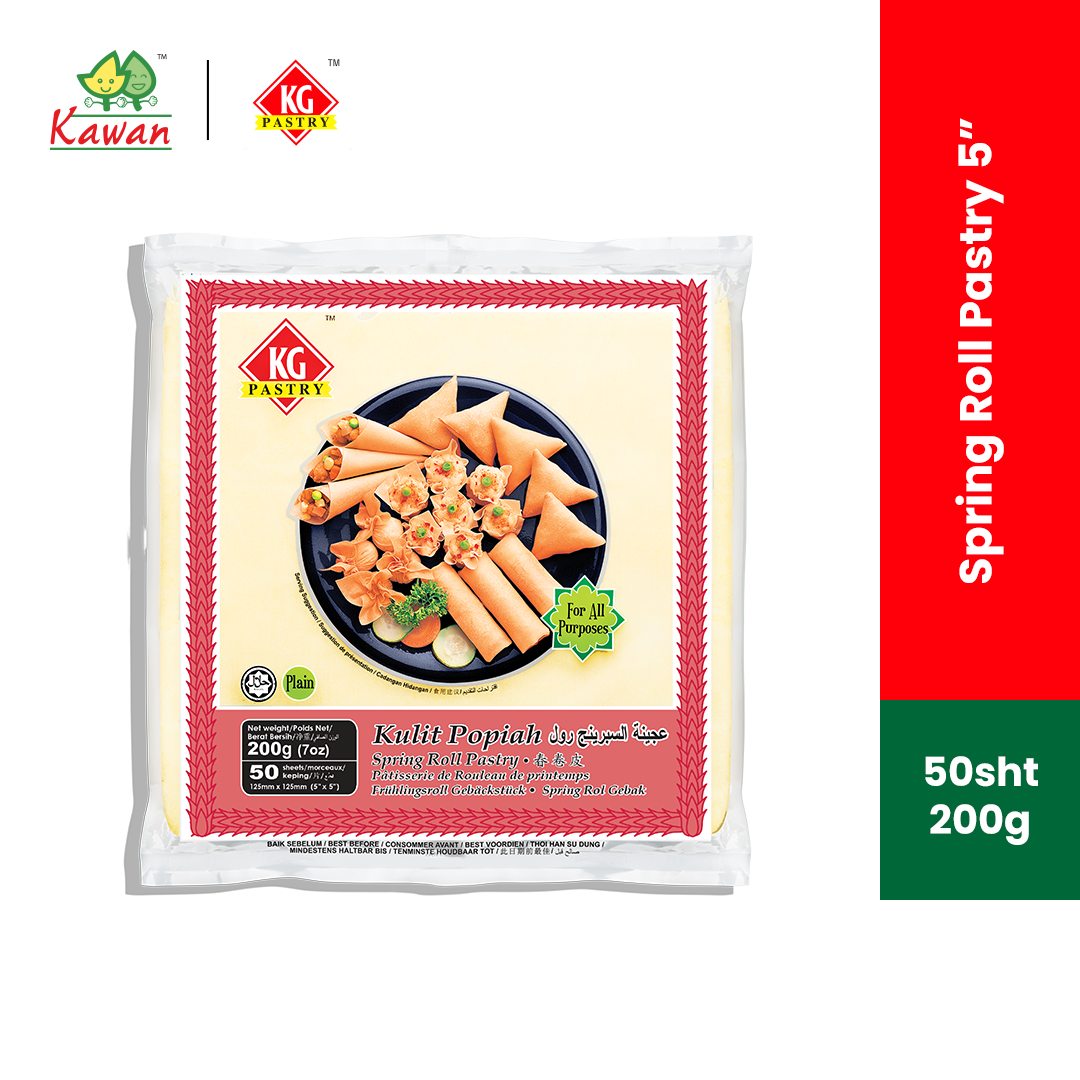 Spring Roll Pastry 5" (50 pcs - 200g) - Kawan Food Online Malaysia