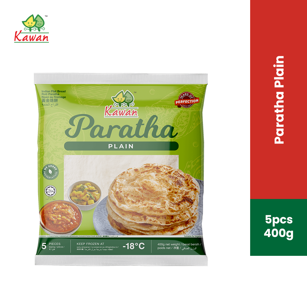 Roti Paratha / Roti Canai | Kawan Food Malaysia – 5 pcs (400g)