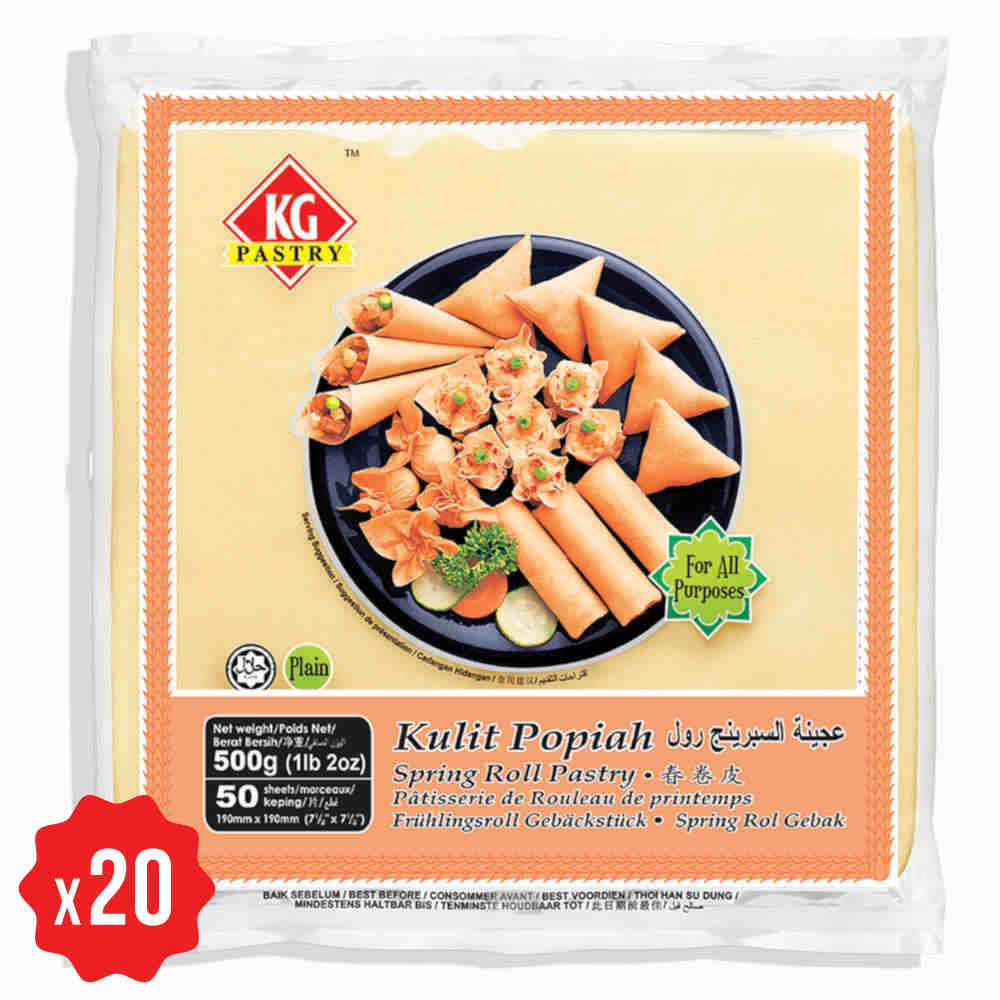 Spring Roll Pastry 7.5" | Kawan Food Malaysia – Carton 50 sheets x 20